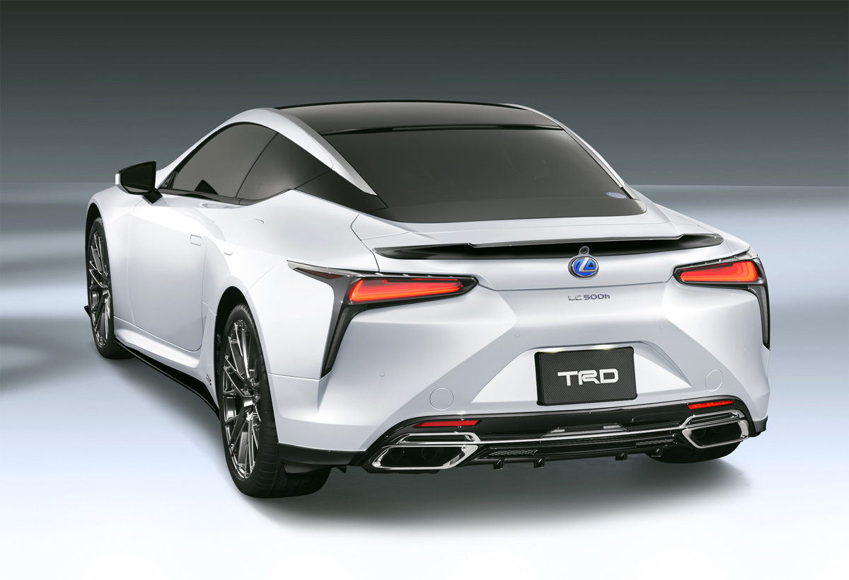 TRDが新型クーペ「レクサスLC」用エアロキットをリリース | AUTO MESSE WEB（オートメッセウェブ） ～カスタム・アウトドア・福祉車両・モータースポーツなどのカーライフ情報が満載～