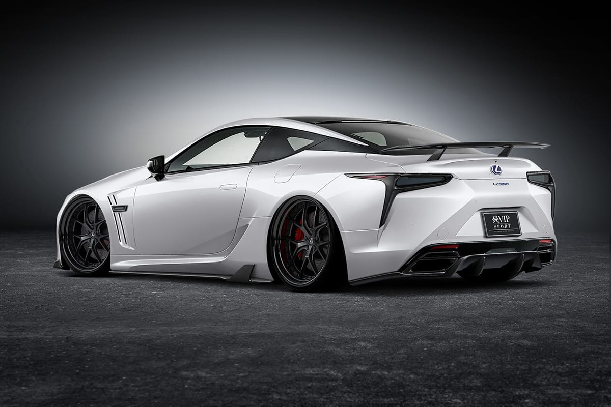 【数量は多】 レクサス LC500h LC500 2017.3- AIMGAIN SPORT カーボン フロントダクトフェンダー 左右 交換タイプ CFRP CARBON エイムゲイン エアロ ...