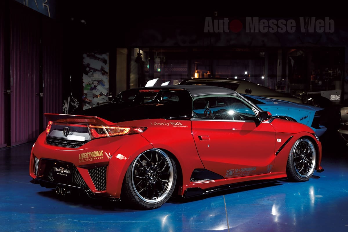 ホンダS660がNSXに大変身！「リバティーウォーク」が軽自動車用ボディキットへ参戦！ | AUTO MESSE WEB（オートメッセウェブ ...