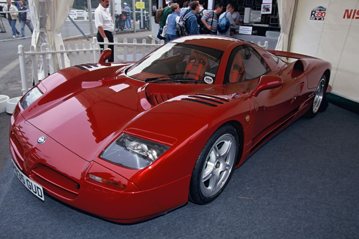 【画像ギャラリー】販売されていたら1億円!! 日産「R390ロードカー」のライトは「フェアレディZ」と「クーペフィアット」の流用だった ...