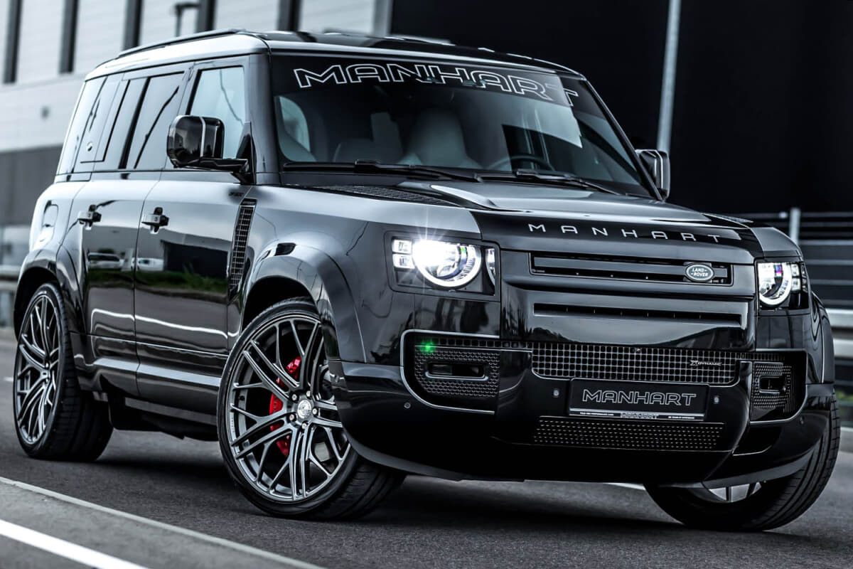 全身グロスブラック仕上げの「ディフェンダー」誕生！ 「Gクラス」に負けないマンハート「DP500」とは | ～カスタム・アウトドア・福祉車両 ...