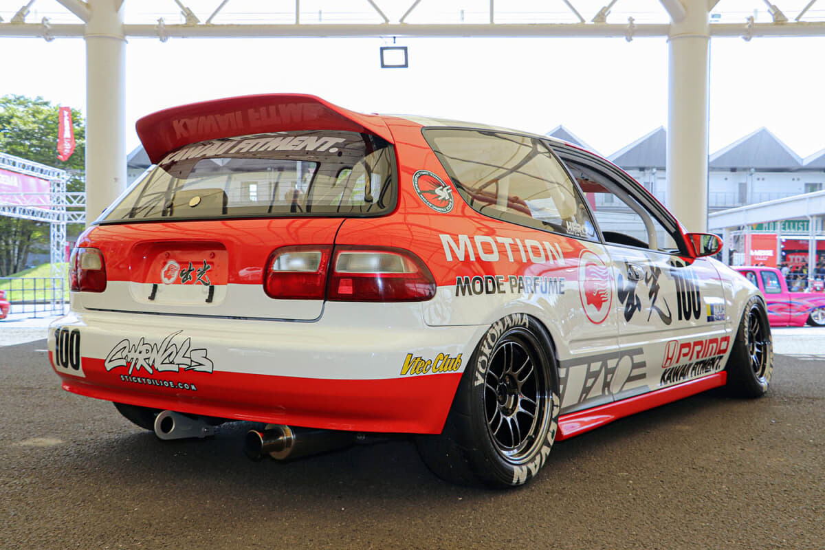 【画像ギャラリー】7万円で購入した「シビック」を伝説のレースカーに！ 最小最強グループAマシン「EG6出光モーションシビック」を再現したオーナーの情熱とは | AUTO MESSE WEB ...