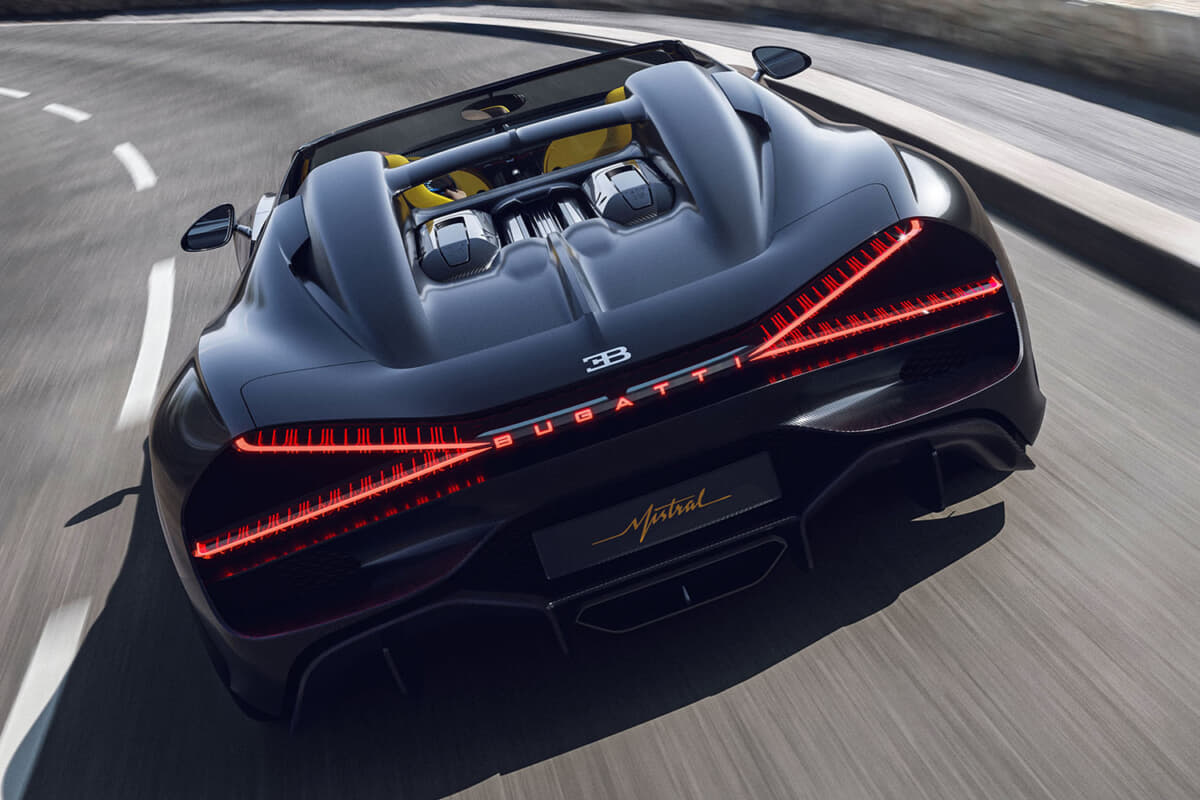 【画像ギャラリー】7億円オーバーも即完売！ ブガッティのラストエンジン搭載モデル「W16ミストラル」とは？ | AUTO MESSE WEB ...