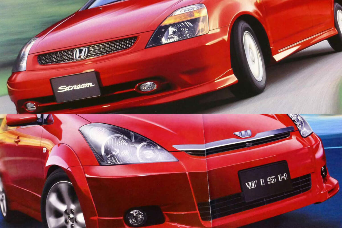 ホンダ「ストリーム」とトヨタ「ウィッシュ」はまるで双子！ スリーサイズまで同じ両車の類似点と相違点を振り返ります | ～カスタム・アウトドア ...