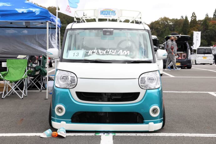 【画像ギャラリー】ダイハツ「ムーヴキャンバス」の限界車高に挑戦！ キャルルック仕様の「カッコ可愛い」カスタムの秘訣は？ | AUTO ...