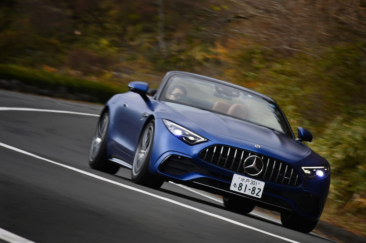 【画像ギャラリー】「AMGのSLが4気筒でいいの？」新型メルセデスAMG「SL43」はソフトトップへ原点回帰！ プロドライバーお墨付きの「SL ...
