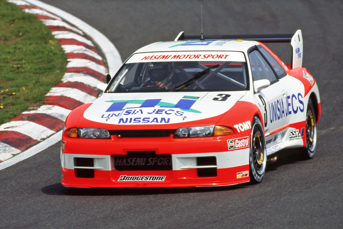 【画像ギャラリー】日産R32「スカイラインGT-R」がグループA終焉後に歩んだ道とは？ 「スーパーGT」の前身での活躍でした【JGTCマシン ...