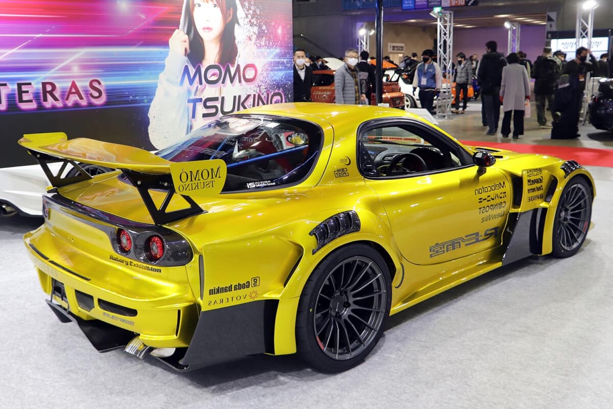 全幅2メートル！ RE雨宮「D1」改・超ワイドボディ「RX-7」にかける想いとは？ 盗難に遭った1号機のイメージがベース | AUTO ...