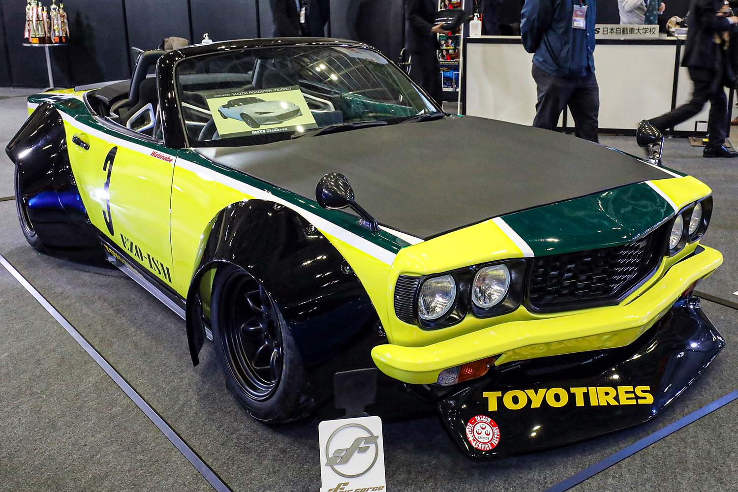 マツダ「RX−3」のオープンモデル？ いいえ「ロードスター」ベースの「RX-Cabriolet」でした。NATSの力作です | ～カスタム・アウトドア・福祉車両・モータースポーツなどのカー ...