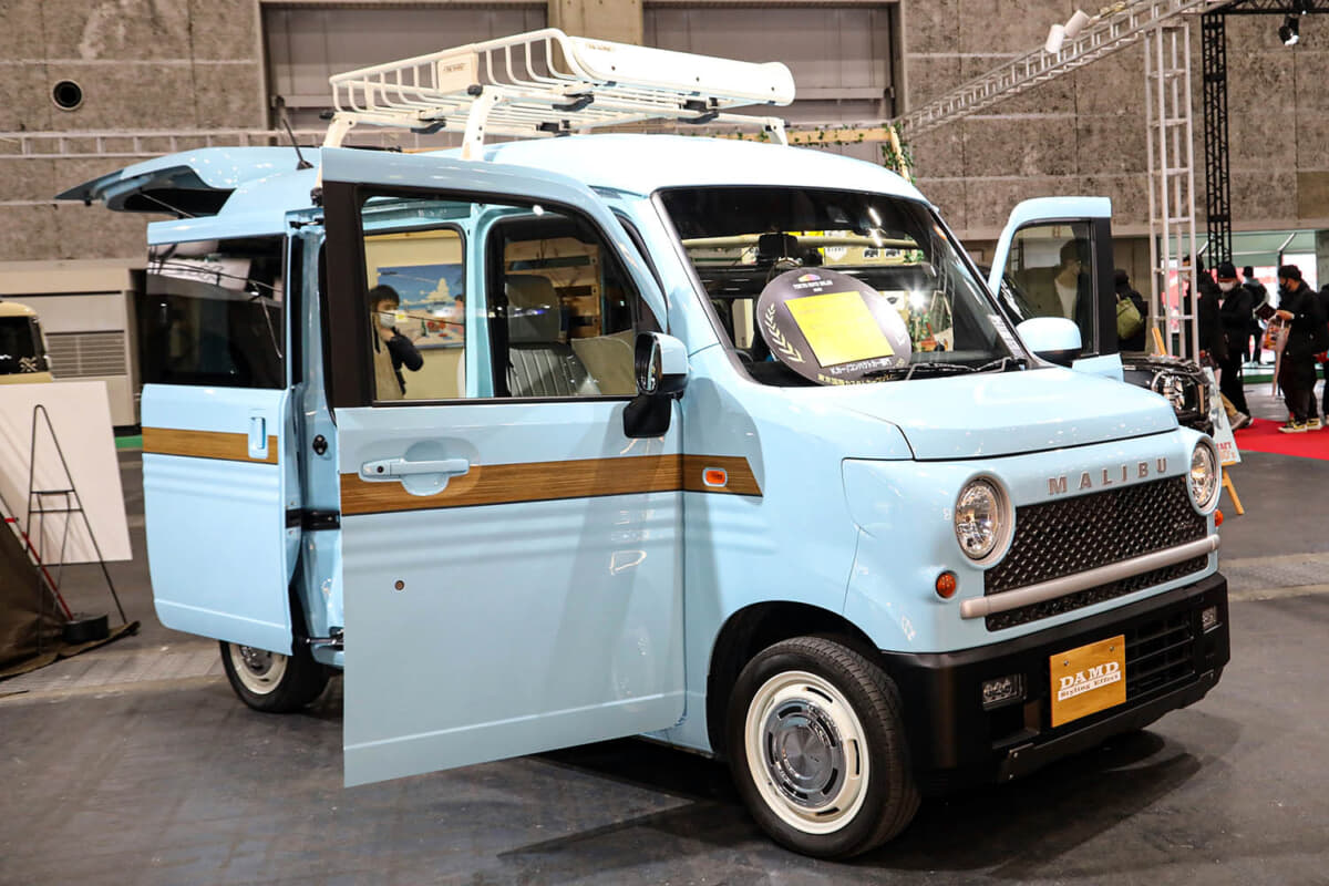 ホンダ「N-VAN」を「ダムド」がアウトドア仕様へカスタム！「マリブ」のフィールドは海だけじゃありませんでした | AUTO MESSE ...