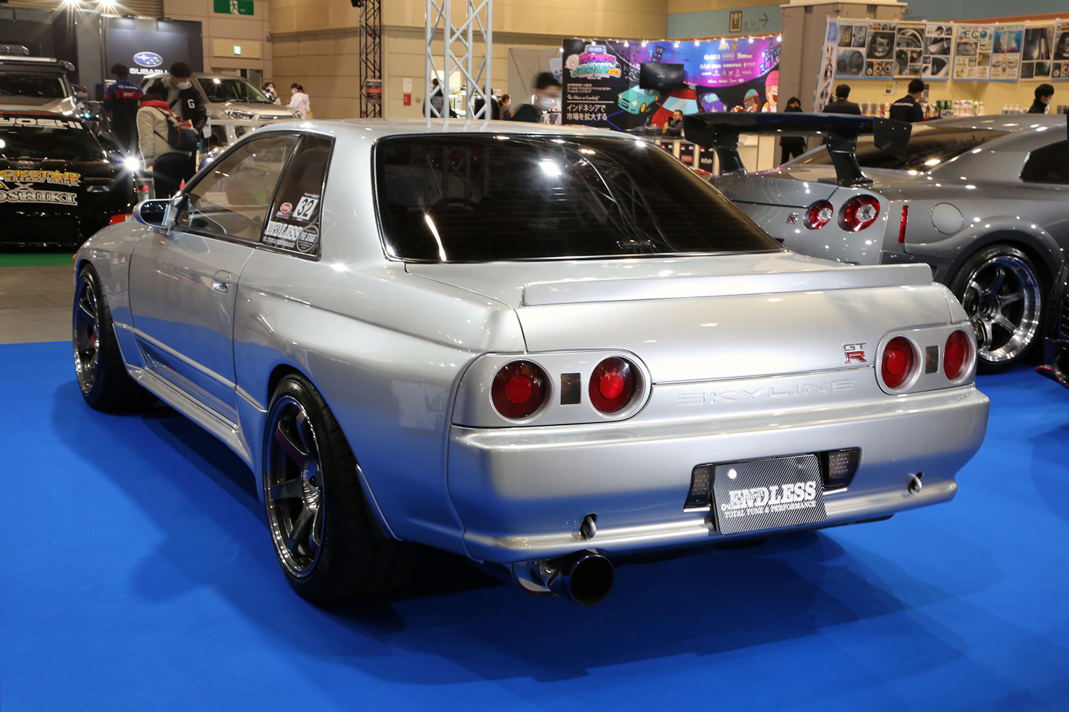 【速報】「エンドレス」ブースのR32「スカイラインGT-R」はオーナーのこだわり満載！「大阪オートメッセ2023」にただいま展示中 ...
