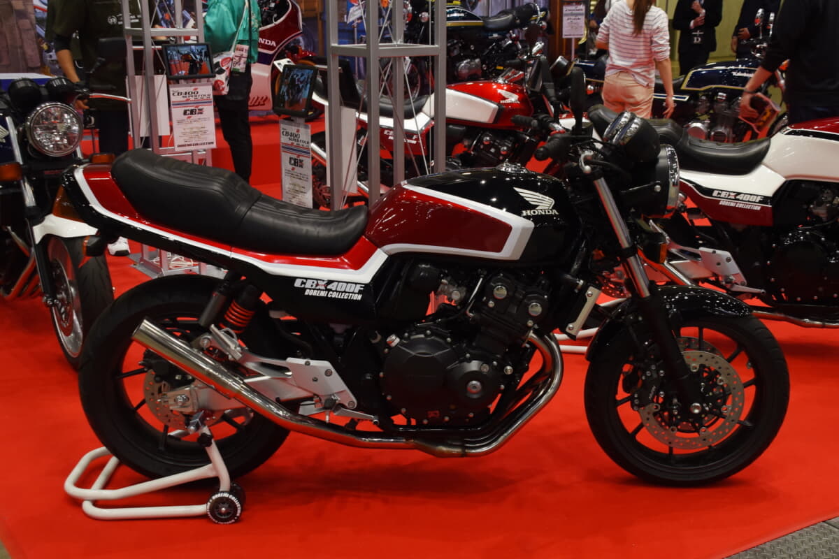 【画像ギャラリー】絶版名車のスタイリングを現行車で再現！ ホンダ「CBX400F」風カスタムの外装セットに注目です | AUTO MESSE WEB（オートメッセウェブ） 〜 クルマを文化する