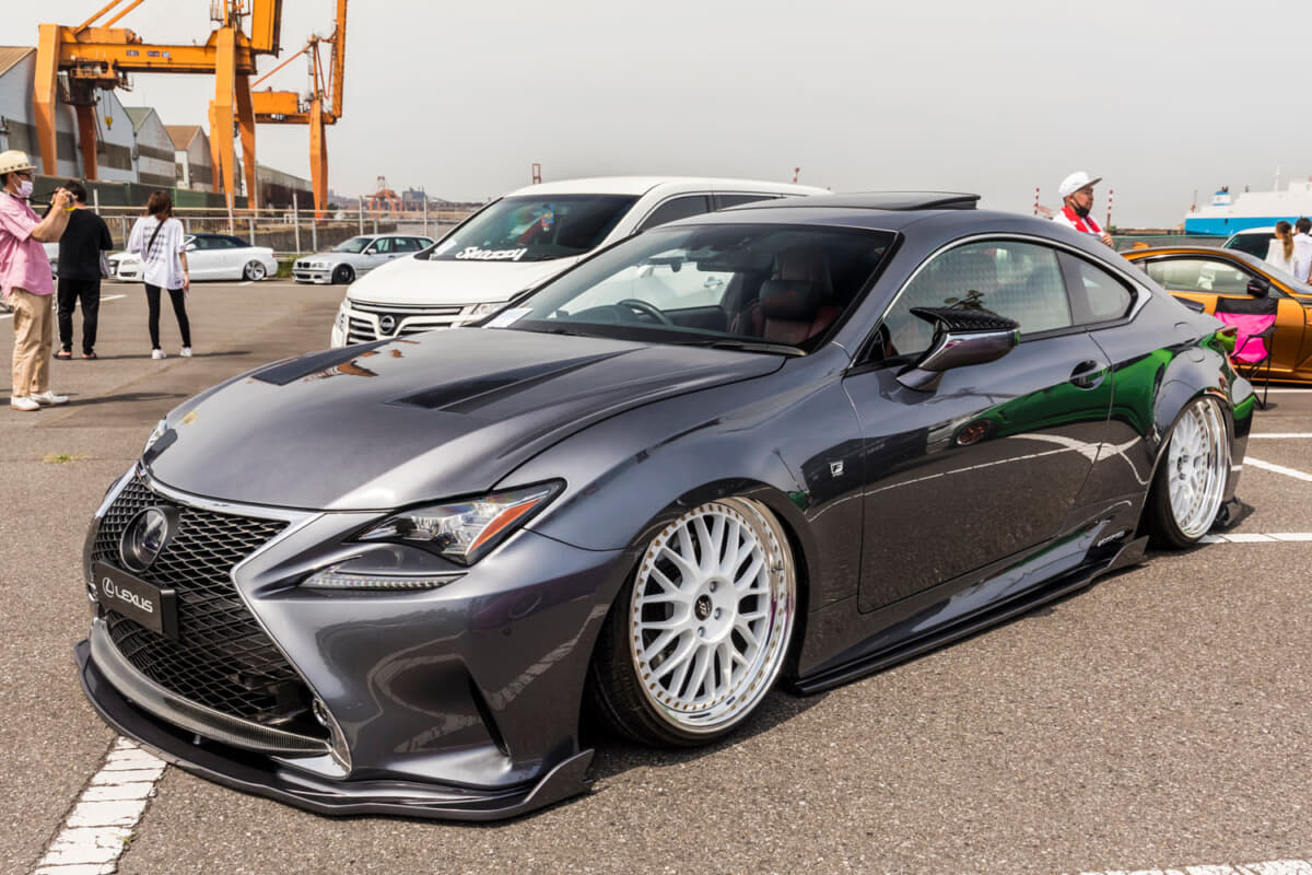 【画像ギャラリー】レクサス「RC」を大人スラムドカスタム！ あえて限界ツライチを狙わない理由は乗り心地にありました | AUTO MESSE ...