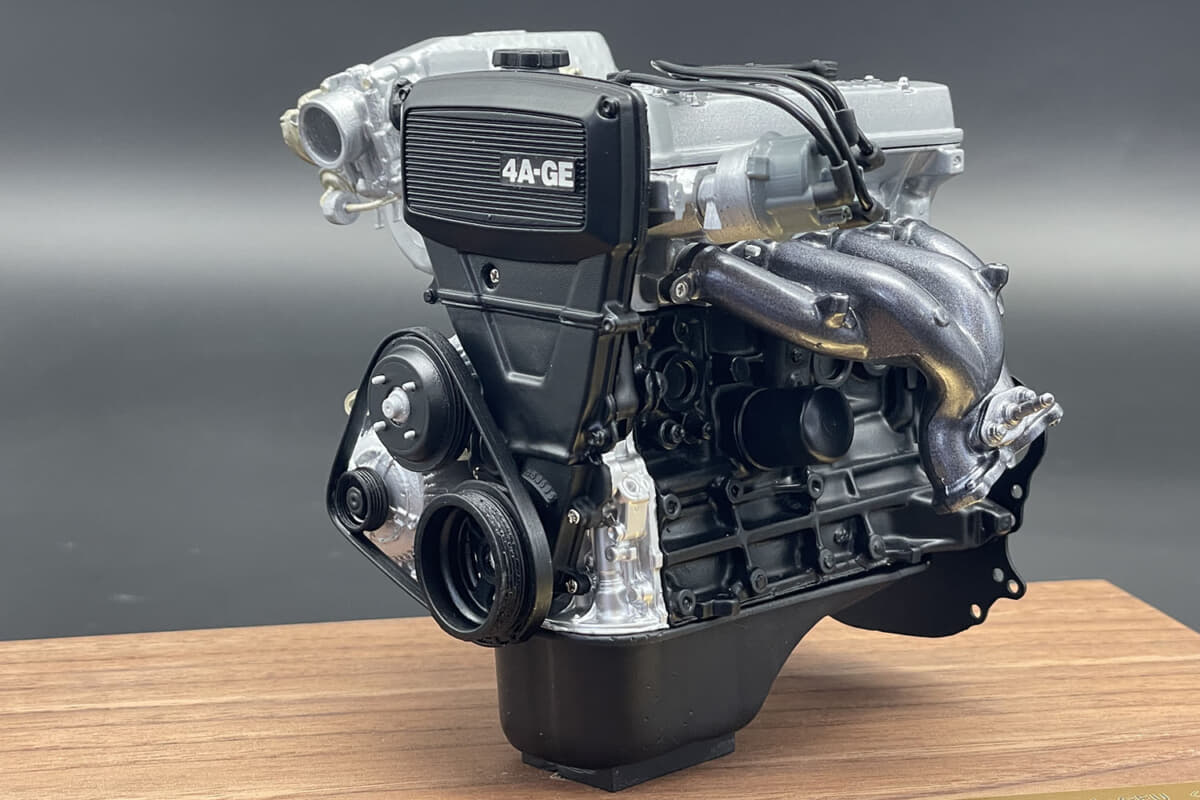 【画像ギャラリー】トヨタの名機「4A-G」が1/6スケールモデルに！「ハチロク」のエンジンを徹底的にスキャンし再現しました | AUTO MESSE WEB（オートメッセウェブ） 〜 クルマを ...