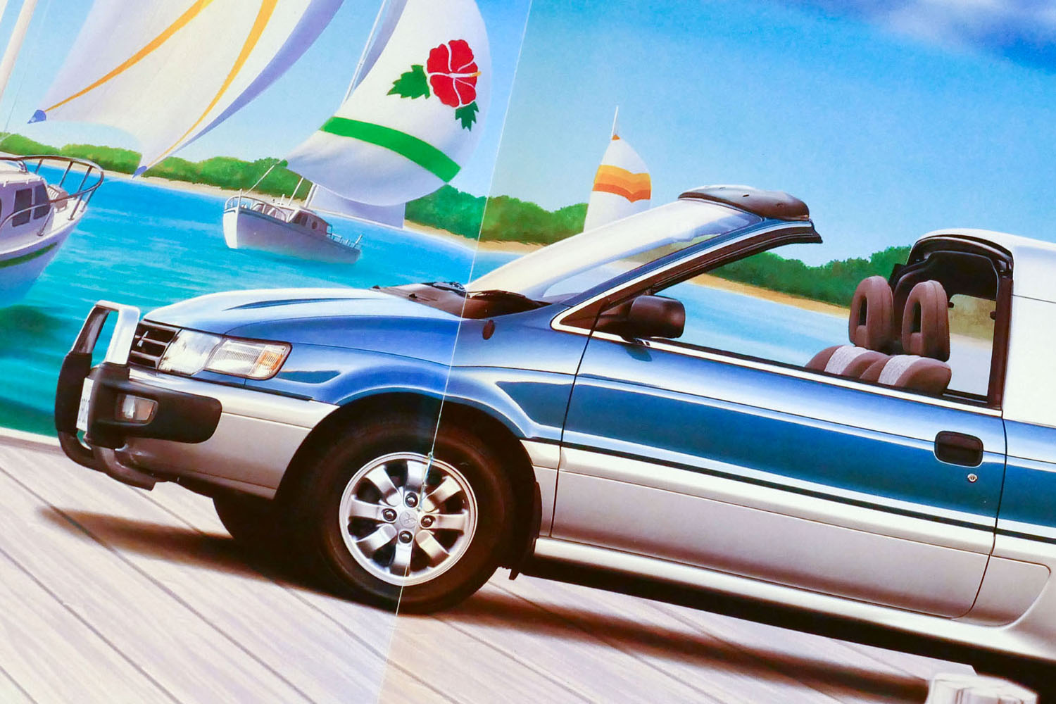 バブルな90年代「RVブーム」で売れまくった初代「RVR」にはオープンも!? 三菱が輝いていた時代のアクティブなクルマでした【カタログは語る ...