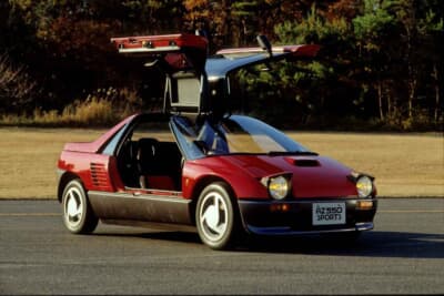 マツダ「AZ-550」には「スーパーカー」「スポーツカー」「レーシングカー」の3タイプがあった！ バブリーな東京モーターショーの申し子でした ...