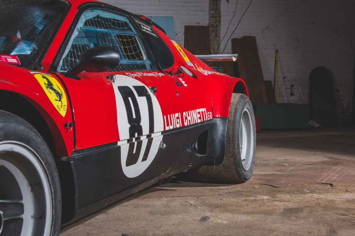 【画像ギャラリー】スーパーカーの代名詞フェラーリ「512BB」の不動車が2.2億円！ 高額の理由はル・マンに出場したコンペティツィオーネだから ...