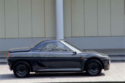 マツダ「AZ-550」には「スーパーカー」「スポーツカー」「レーシングカー」の3タイプがあった！ バブリーな東京モーターショーの申し子でした ...