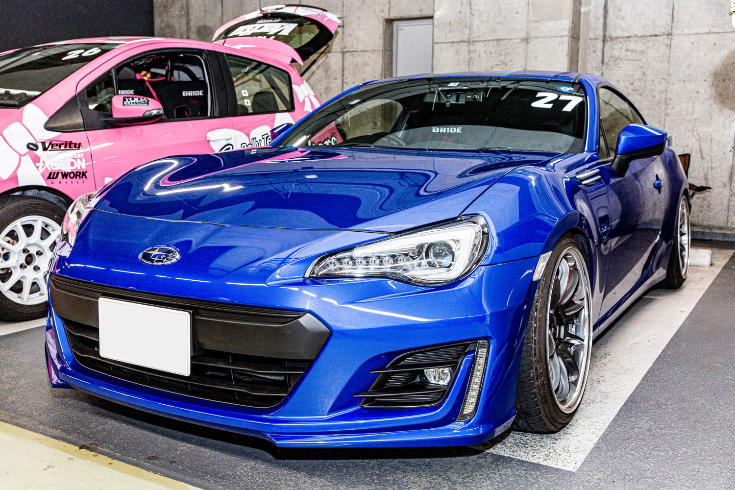 彼女のスバル「BRZ」はワーク「ZR10 2P」装着の足元美人！ サーキット用「インプレッサ」と2台体制で楽しんでいます | AUTO MESSE WEB（オートメッセウェブ） 〜クルマを文化する