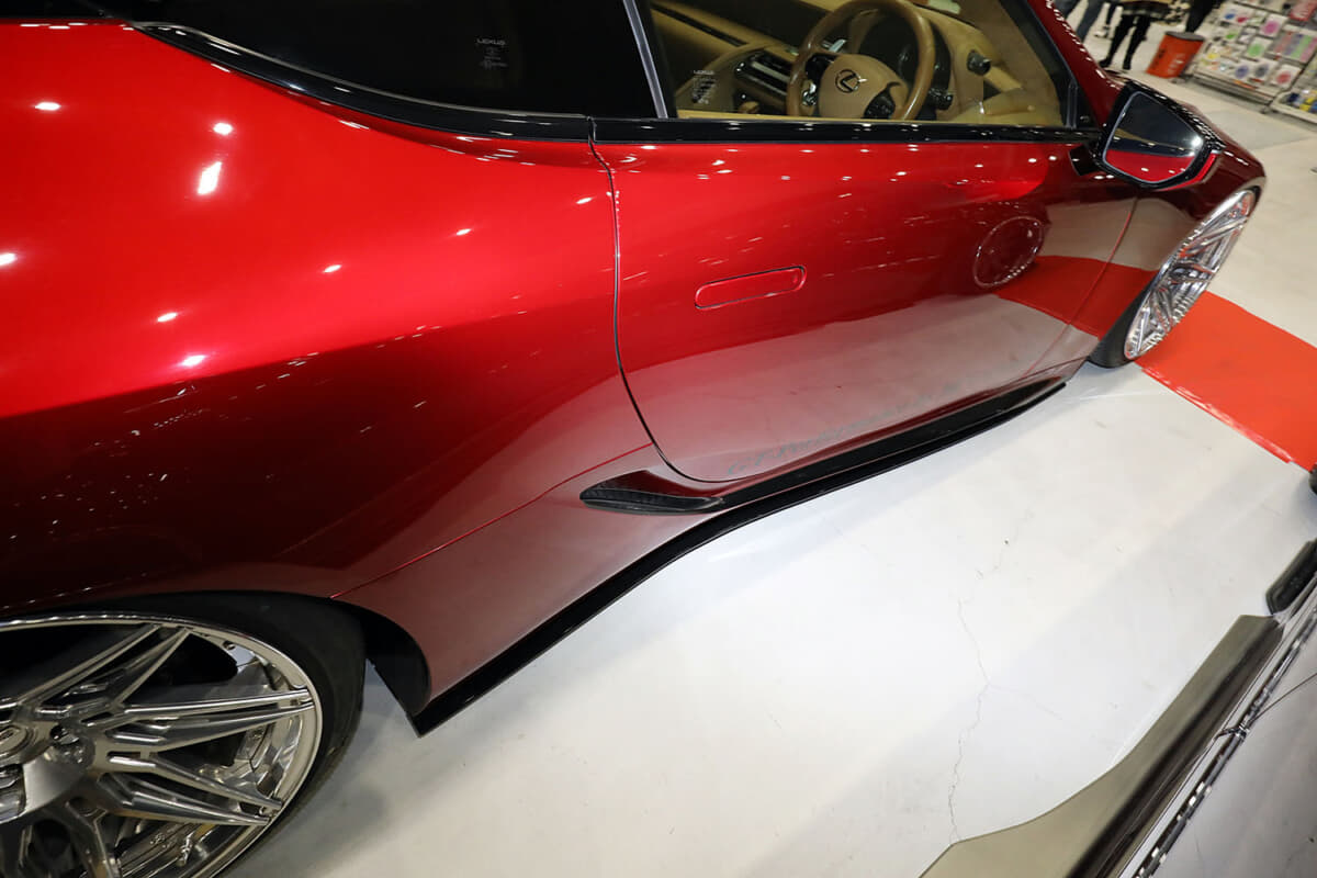 【画像ギャラリー】彼女のレクサス「LC500」は極限の車高短ツライチ仕様！ 元VIPカー乗りのドレスアップはこだわりのワンオフ仕様です ...