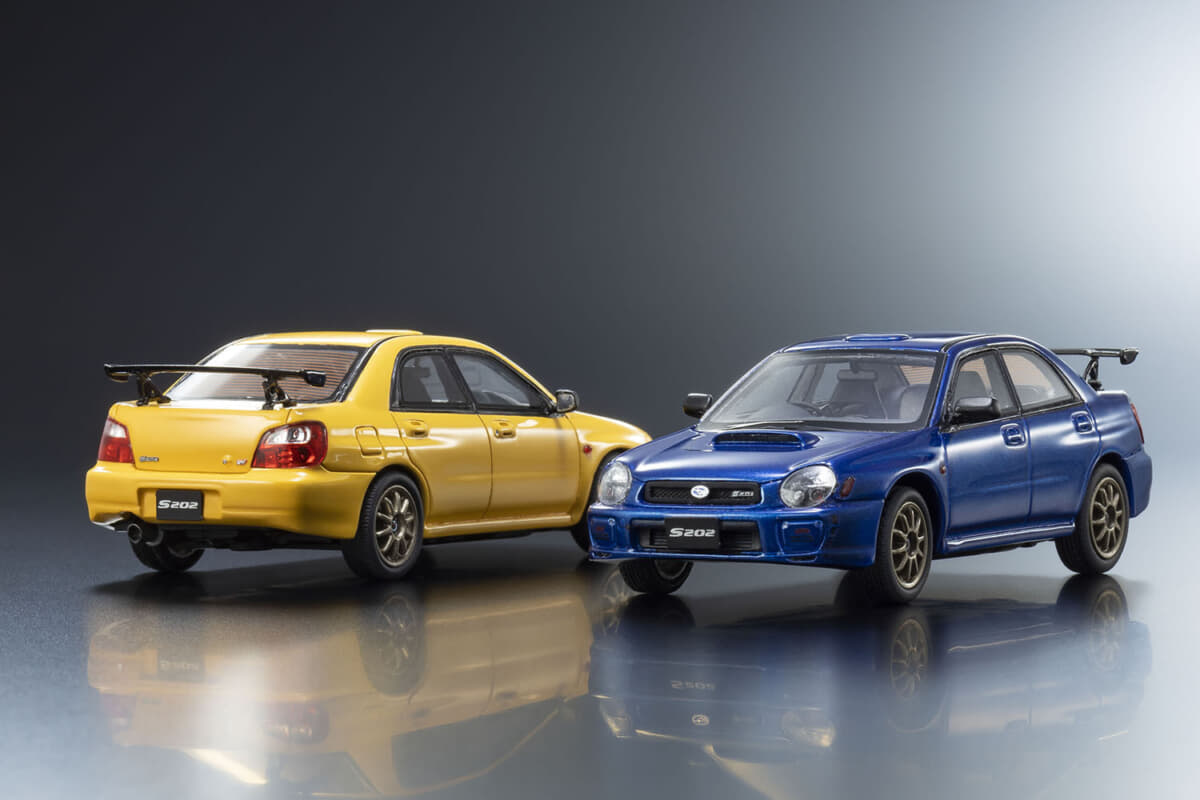 スバル「インプレッサS202」の1/43モデルを京商がつくった！ 幻のSTIコンプリートカーをいまこそ手に入れよう | AUTO MESSE ...